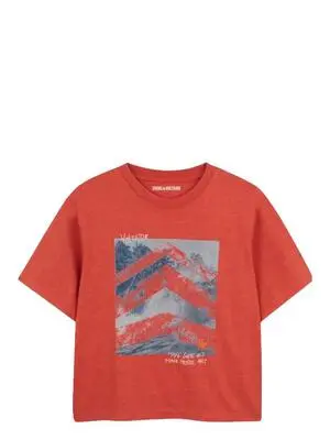 ZADIG&VOLTAIRE Zadig & Voltaire Printed Detail Crew Neck T-Shirt