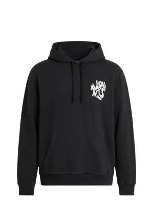 ALLSAINTS Graphic Drawstring Hoodie - Black