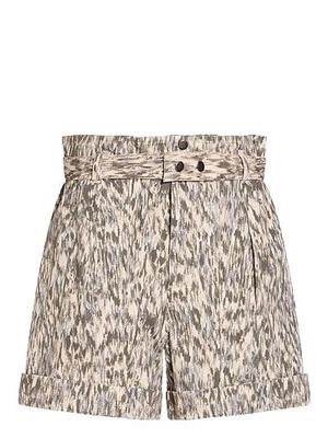 ISABEL MARANT ÉTOILE Isabel Marant Etoile Printed Belted Shorts