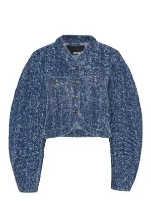 ROTATE BY BIRGER CHRISTENSEN Vinetta Denim Jacket - Blue