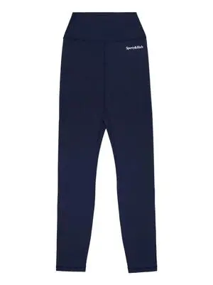 SPORTY  RICH Sporty & Rich High-Rise Logo Performance Trousers