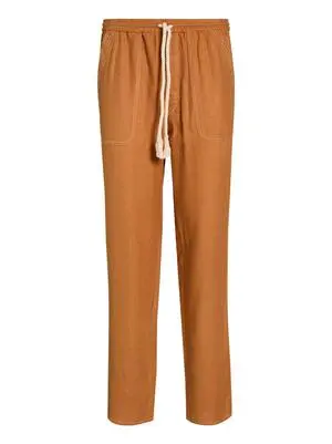 Isabel Marant Étoile Solid Color Woven Pants - Brown
