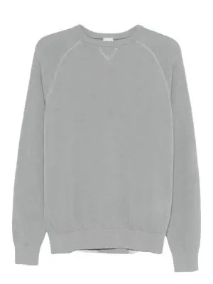 Eleventy Eleventy Round Neck Knitted Sweater Grey
