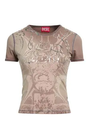 DIESEL® Diesel Printed T-Shirt Camel