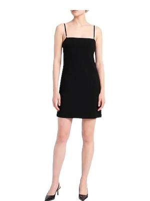Sportmax Solid Sleeveless Dress - Black