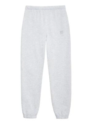 ANINE BING Stephen Logo Detail Track Pants - Grey