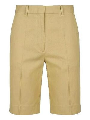 Sportmax Tailored Gabardine Bermuda Shorts - Camel