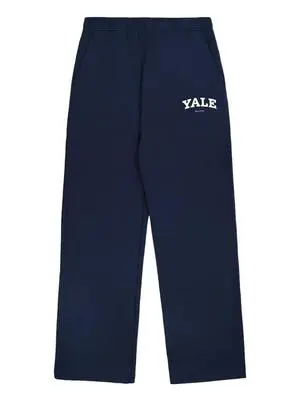 SPORTY  RICH Sporty & Rich Navy Logo Track Pants - No