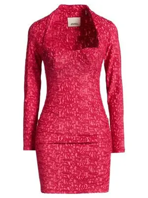 Isabel Marant Étoile Velvet Jersey Slim-fit Dress - Red