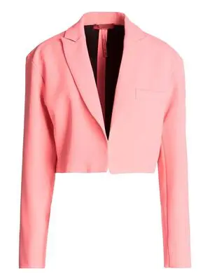 MAXCO. Max&co. Cropped Crepe Blazer - Pink
