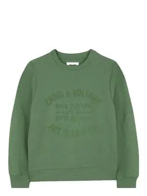 ZADIG&VOLTAIRE Zadig & Voltaire Long-Sleeve Crewneck Sweatshirt With Embossed Design