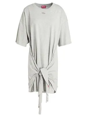 DIESEL® T-shirt" Dress With Tie Detail - Grey
