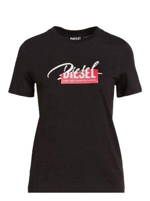 DIESEL® Logo Print T-shirt - Black