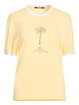 Jacquemus Jacquemus Printed Jersey T-Shirt Yellow