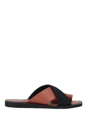 MAXCO. Max&co. Two-tone Square Toe Slip-on Slippers - Brown