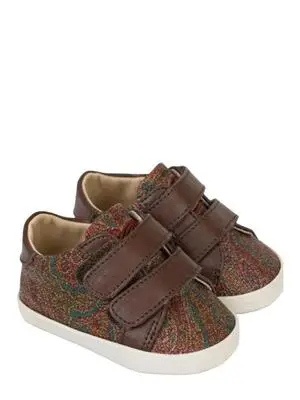 Etro Paisley Jacquard Sneakers - Brown