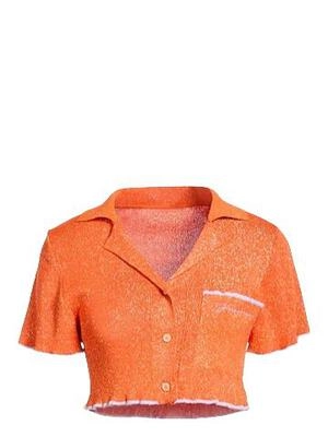 JACQUEMUS Metallic Knit Shirt