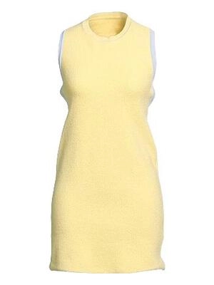 Jacquemus Two-tone Bouclé Knit Bodycon Dress - Yellow