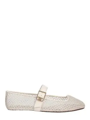 LIU JO Liu Jo Mesh Buckle Strap Ballet Flats