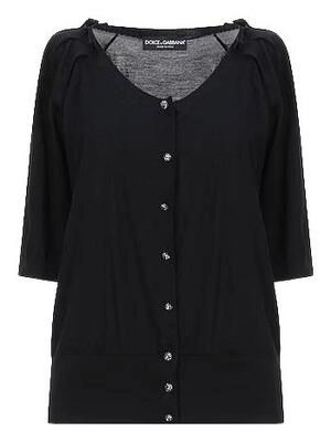 DOLCE & GABBANA Dolce & Gabbana Wool Knit Sweater With Appliqués