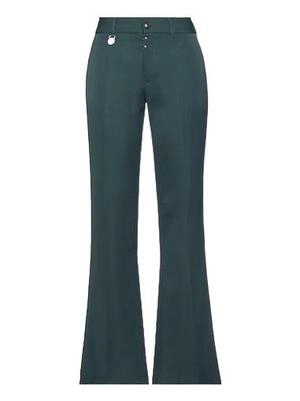 MAISON MARGIELA Solid Flare Trousers - Dark Turquoise
