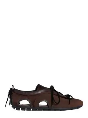 Simone Rocha Cut-out Ballerina Sneakers - Black