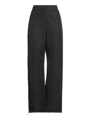 Max Mara Wide-leg Trousers With Drawstring Hem - Black