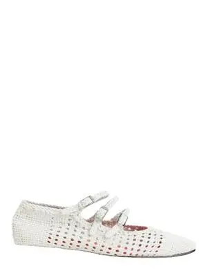 CAREL CAREL PARIS Ariana Strap Ballet Flats White