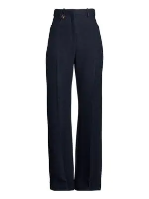 Jacquemus Solid Color Casual Trousers - Blue