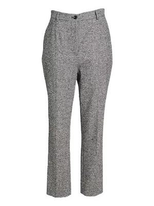 Dolce & Gabbana Two-tone Flannel Trousers - Grey
