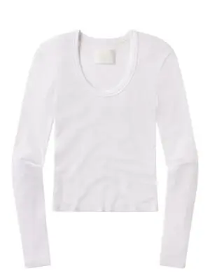 Citizens Of Humanity Mara Long Sleeve T-shirt - White