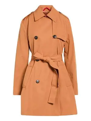MAXCO. Max&co. Double-breasted Trench Coat With Belt - Camel