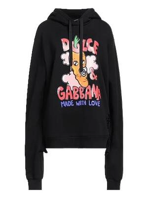 Dolce & Gabbana Graphic Print Hoodie - Black