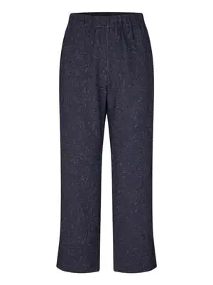 Stine Goya Cropped Pants With Elasticated Waistband - Black