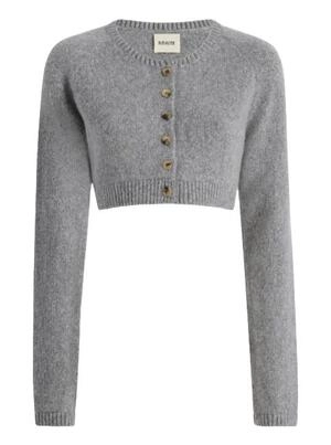 KHAITE Long Sleeve Cardigan