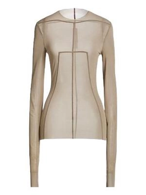 Rick Owens Rick Owens Long Sleeve Crewneck T-Shirt Nude