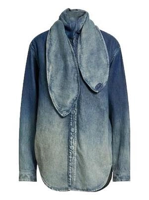 DIESEL® Long Sleeve Denim Shirt - Blue