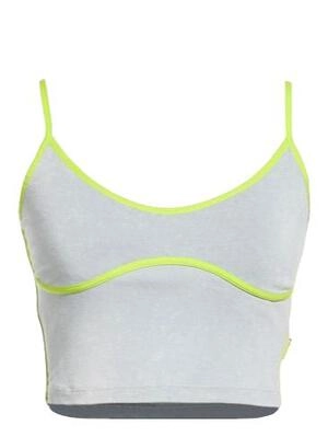 DIESEL® Diesel Sleeveless Jersey Crop Top With Piping