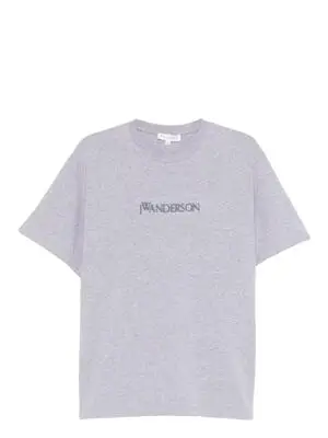 J.W.ANDERSON Flocked-logo T-shirt - No