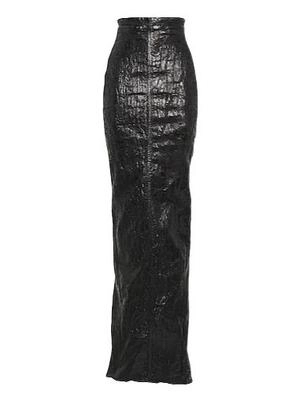 RICK OWENS Rick Owens Flared Midi Skirt
