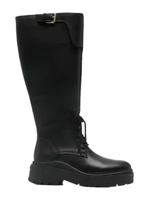 LIU JO Liu Jo Buckle Detail Lace-Up Boots