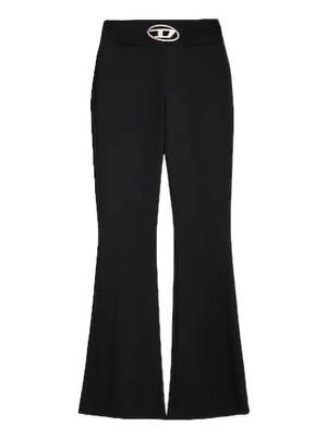 DIESEL® Comfort Stretch Flare Pants - Black