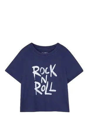 Zadig&Voltaire Graphic Print Crew Neck T-shirt - Blue