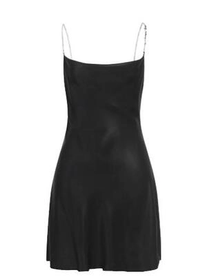 DIESEL® Slip Dress With Appliqués - Black