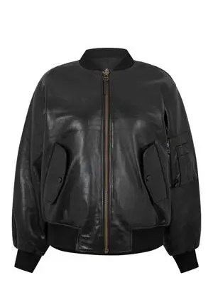 ANINE BING Leon Bomber - Black