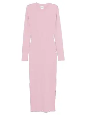 Nanushka Long-sleeve Cut-out Midi Dress - Pink