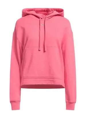 DIESEL® Diesel Embroidered Hoodie Pink