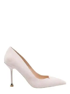 Liu Jo Pointed Toe Stiletto Pumps In Suede - Pink