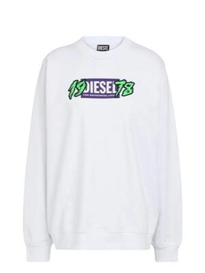 DIESEL® Long Sleeve Sweatshirt - White