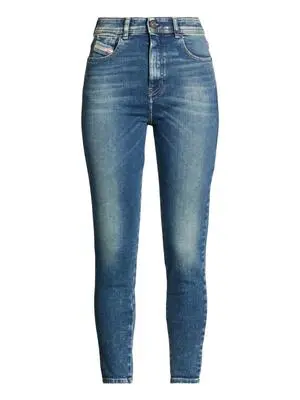 DIESEL® High-waisted Faded Finish Jeans - Blue
